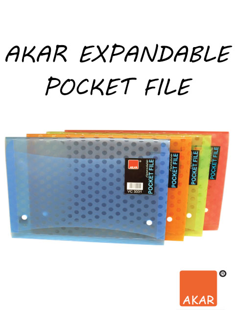 AKAR EXPANDABLE POCKET FILE – Talent BookStore 达人书局