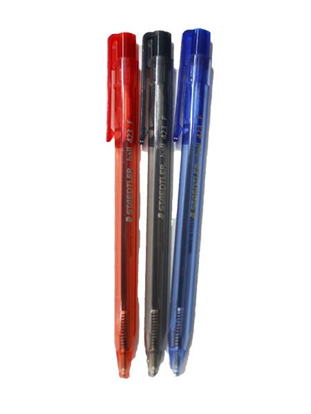 Staedtler Value Pack 3pcs Fine Ball Pen – Talent BookStore 达人书局