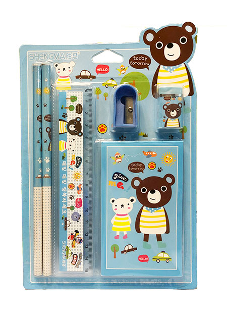 Economical Stationery Set (Bear Series) – Talent BookStore 达人书局