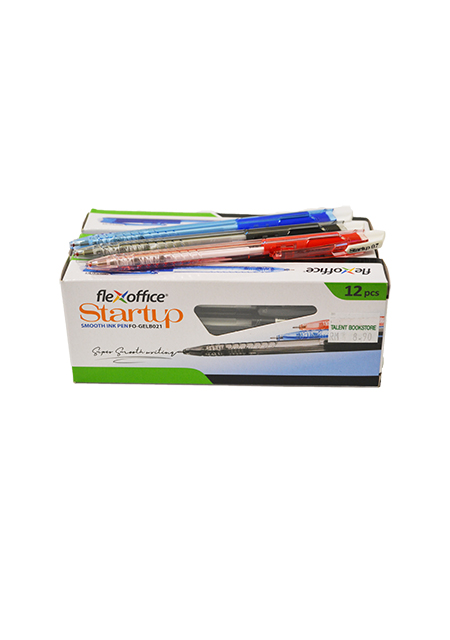 Flex Office Start Up Smooth Ink Pen 12pcs – Talent BookStore 达人书局