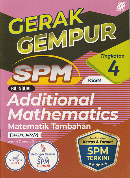 Gerak Gempur Additional Mathematics Tingkatan 4 – Talent BookStore 达人书局
