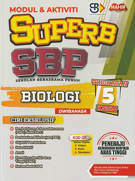 Modul & Aktiviti Superb Sekolah Berasrama Penuh Biologi Tingkatan 5 ...